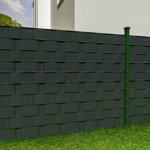 Brise vue PVC - 35 m - gris anthracite | Rakuten