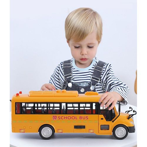 Bus scolaire de Simulation de grande taille, modèle de voiture avec ...