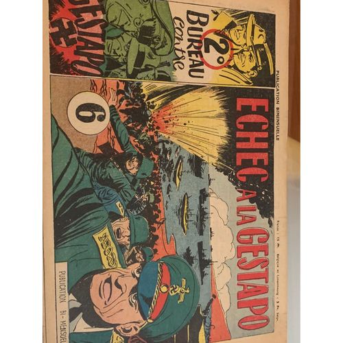 C4 récit complet, numéro 6 échec à la Gestapo, deuxième bureau contre ...