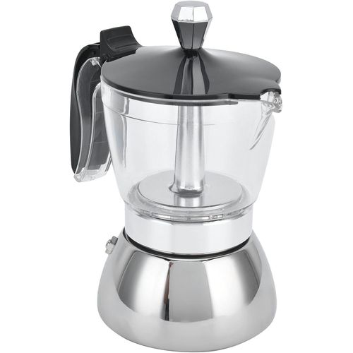 Cafetière Moka, Cafetière 4 Tasses en Acier Inoxydable Classique ...