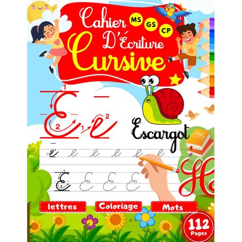 Cahier D écriture Cursive: Découvrez notre cahier d'écriture cursive ...