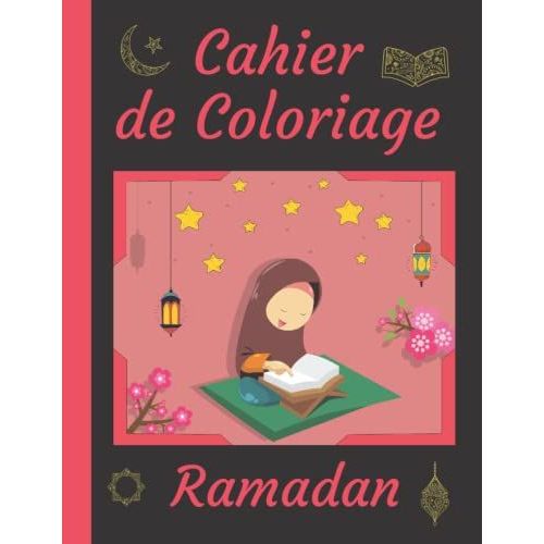 Cahier de Coloriage Ramadan: avec des traits épais pour les tout-petits ...
