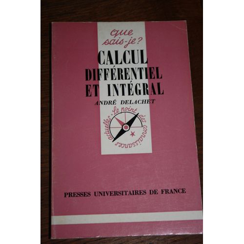 Calcul différentiel et intégral - 9ème édition | Rakuten