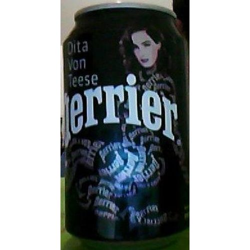 Canette Perrier noir Dita Von Teese - Objets à collectionner | Rakuten