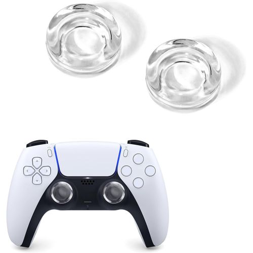 Capuchons de Poignée de Pouce pour PS4 PS5 Xbox Controller,2PCS Clair ...