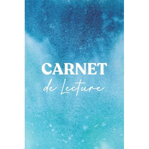 Carnet de lecture: 110 pages à remplir pour plus de 50 livres et textes ...