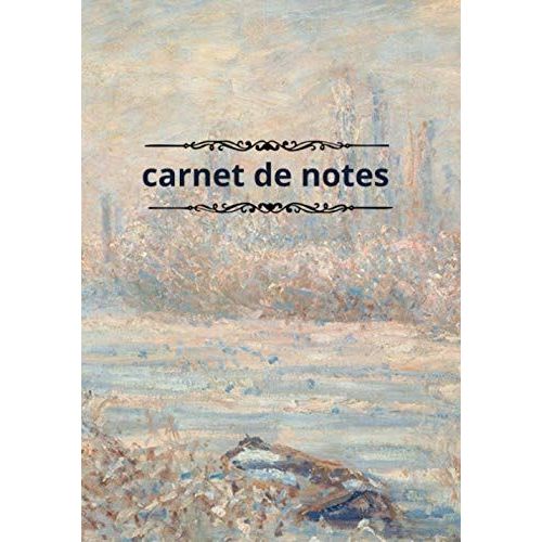 Carnet de notes Claude Monet "le givre" couverture - Tableau de maître ...