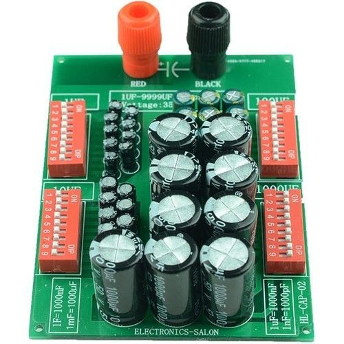 Carte CAP à montage sur rail DIN, 1 uF à 9999 uF Step-1 uF Carte de ...