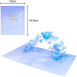 Carte d'anniversaire 3D, Carte de Graduation, Carte Commémorative ...