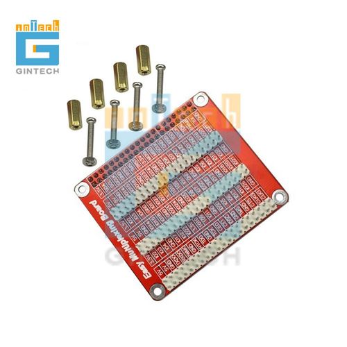 Carte d'extension Raspberry Pi B +,2B,3B,bouclier GPIO,une copie trois ...