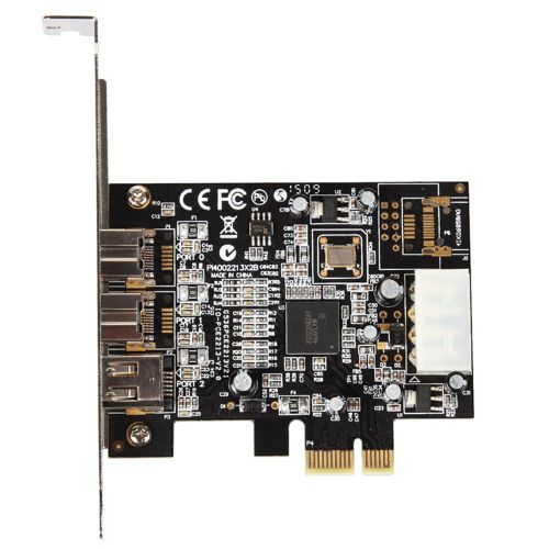 Carte de Capture VidéO PCI Express 3 Ports Firewire 1394B et 1394A ...