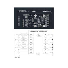Carte de Commande Industrielle PLC FX1N-10MT + Câble USB-TTL Module PLC ...