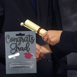 Carte de Graduation en Bois Cartes de Voeux Félicitations Écriture ...