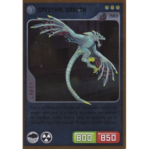 Carte invizimals - nouvelle alliance - spectral dragon - n°069 - laser ...