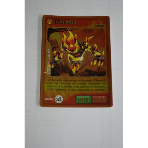 Carte invizimals nouvelle alliance ELEMENT FEU édition limitée X01 ...