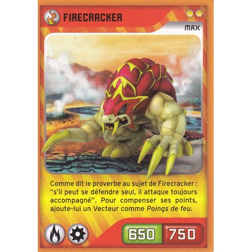 Carte invizimals nouvelle alliance - firecracker - 021 - | Rakuten