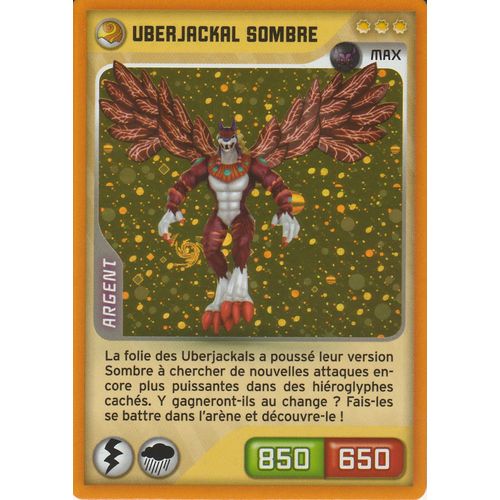 Carte invizimals nouvelle alliance uberjackal sombre 098 argent | Rakuten