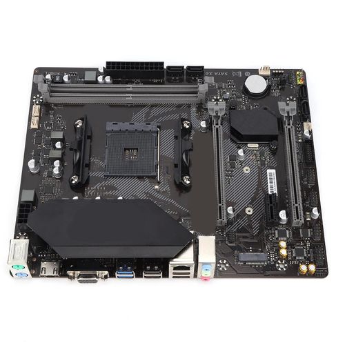 Carte Mère de Jeu M-ATX, APU B550 AM4 Ryzen PCIE 4.0 XMP 3800MHz Prise ...