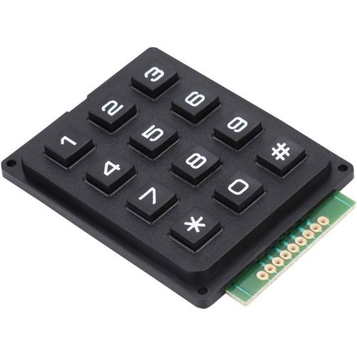 Carte Mcu De Module De Clavier Tactile De Commutateur De Matrice De 12