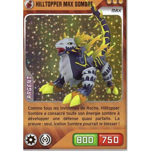 Carte panini invizimals defis caches hilltopper max sombre n° 320 ...