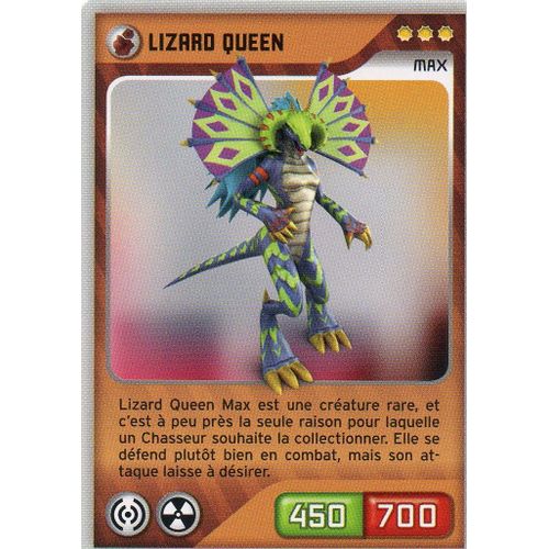 Carte panini invizimals defis caches lizard queen n°285 | Rakuten