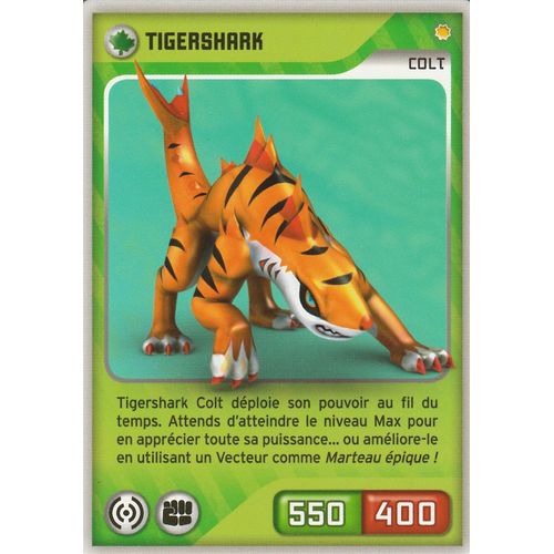 Carte panini invizimals defis caches tigershark n° 176 | Rakuten