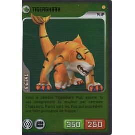 Carte panini invizimals dfis caches tigershark n° 193 metal | Rakuten