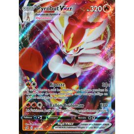 Carte Pokémon 36/192 Pyrobut-VMAX EB02 - Epée et Bouclier - Clash des ...