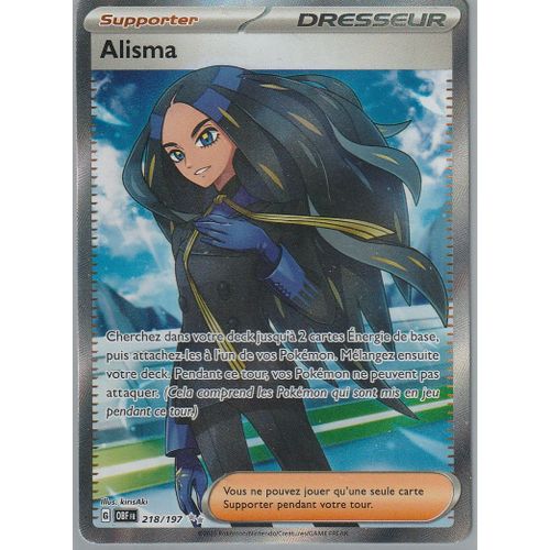 Carte Pokémon - Alisma - 218/197 - Secrète-rare - EV3 Flammes ...