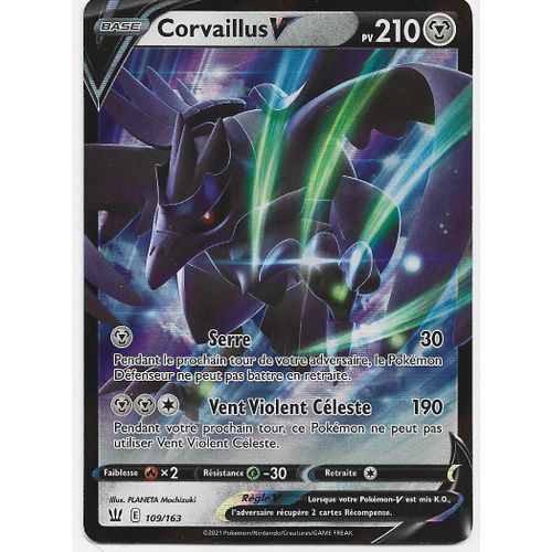 Carte Pokémon Corvaillus Vmax 110/163, Styles de Combat, EB5, FR | Rakuten