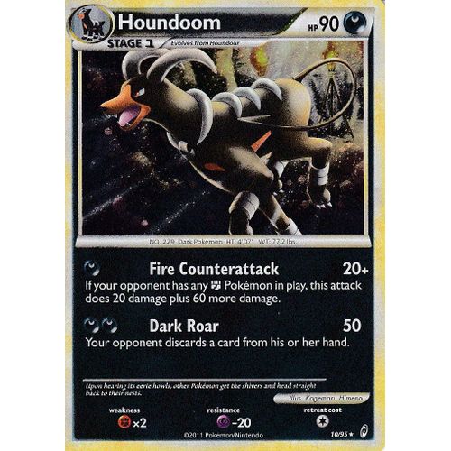 CARTE POKEMON - HOUNDOOM ( DEMOLOSSE ) - 10/95 - HOLO RARE - CALL OF LEGENDS ( APPEL DES ...