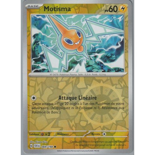 Carte Pokemon - Motisma - 069/198 - reverse - Ecarlate et Violet ...