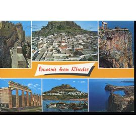 CARTE POSTALE de l' Ile de Rhodes (Grèce) 6 vues | Rakuten
