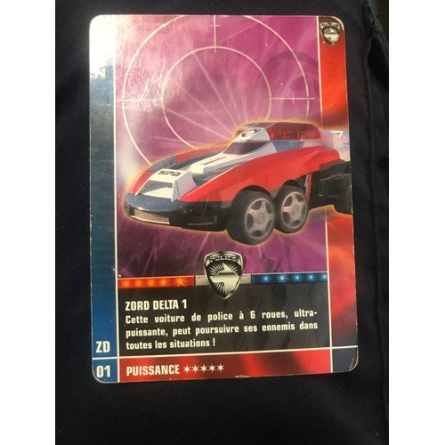 Carte power rangers spd police zords - Zord delta 1 - zd 01 | Rakuten