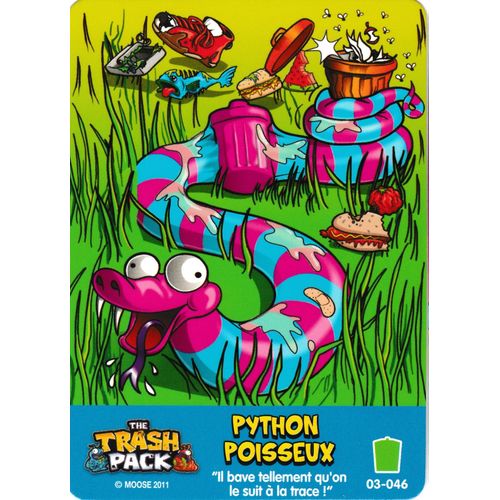 Carte trading card game the trash pack python poisseux 03-046 | Rakuten