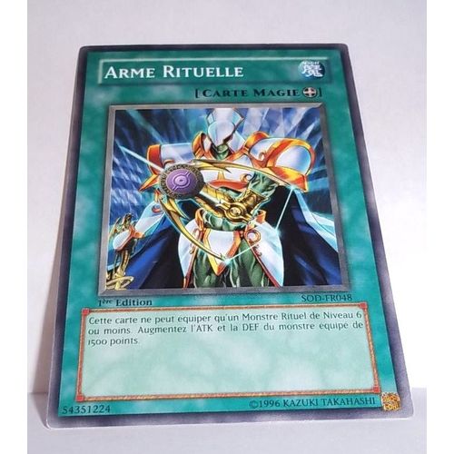 Carte Yu-Gi-Oh! - Arme Rituelle [SOD-FR048] | Rakuten