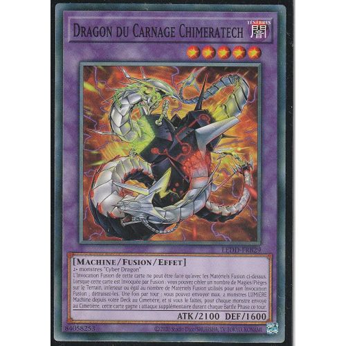 Carte Yu-Gi-Oh - Dragon Du Carnage Chimeratech - LEDD-FRB29 - Dragon ...