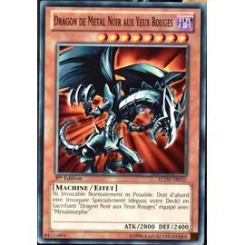 Carte YU-GI-OH LCJW-FR031 Dragon De Metal Noir Aux Yeux Rouges NEUF FR ...