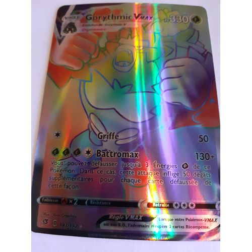 Cartes Pokémon Vmax Française Réplique GORYTHMIC | Rakuten
