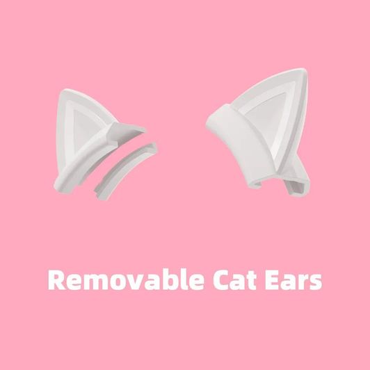 Cat ears ONIKUMA-Casque de jeu professionnel avec poignées dynamiques ...