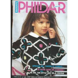 Catalogue phildar mailles enfants modèles & explications spécial b.d. tintin automne 1986 | Rakuten