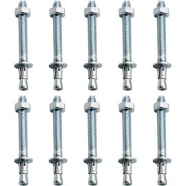 Chevilles D'ancrage, 10 Pièces M10/ 10mm Chevilles pour Charges Lourdes ...