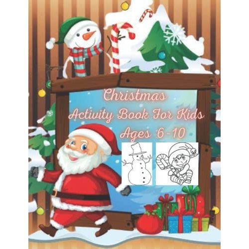 Christmas Activity Book for Kids Ages 6-10: Stocking Stuffers for Kids ...