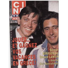Ciné Revue N° 10 : 1985 GERARD LANVIN/BERNARD GIRAUDEAU/VICTOR LANOUX ...