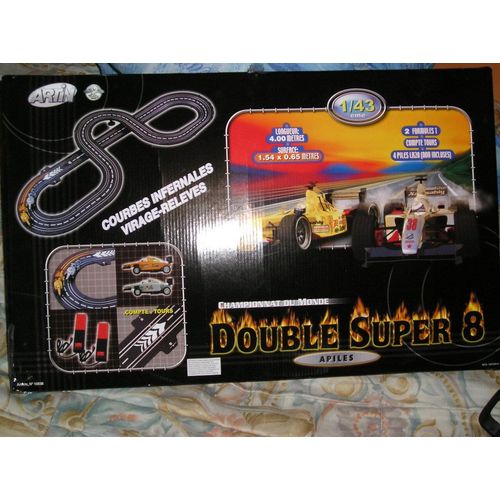 Circuit double super 8 - vehicules-radiocommandes-miniatures | Rakuten