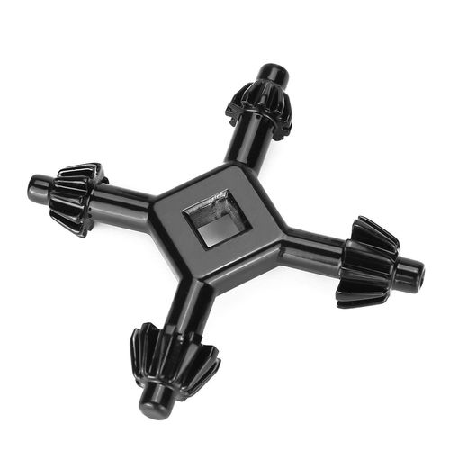 Clé mandrin, 4 en 1 Clé de mandrin de forets, Clé en croix-de mandrin à ...