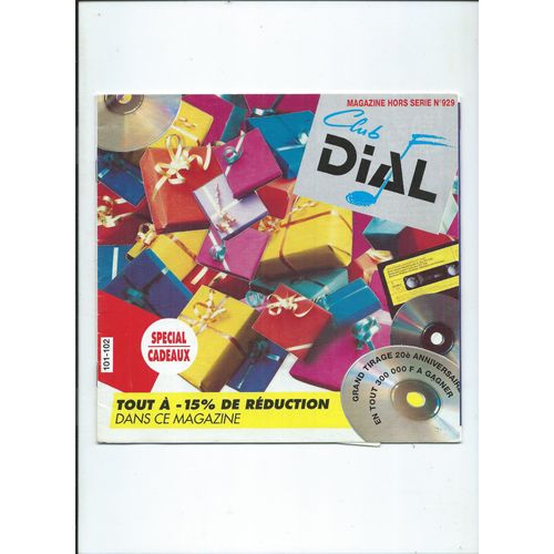 Club Dial Magazine Hors Série 01/12/1990 france gall, balavoine, cabrel ...