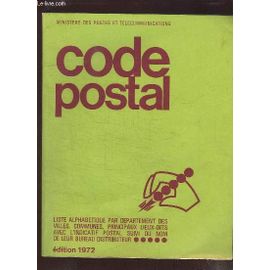 Code Postal 1972 - Autres | Rakuten