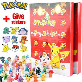 Coffret de 24 figurines Pokemon, bo?te de calendrier de l'avent pour no ...