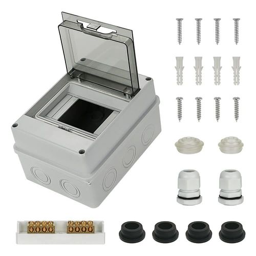 Coffret Électrique Étanche Éxterieur IP65, Boîtier de Distribution 5 Modules, Coffret Modulaire ...